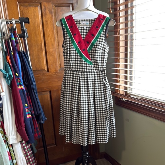Modcloth | Dresses | Modcloth Bea Dot Watermelon Dress | Poshmark